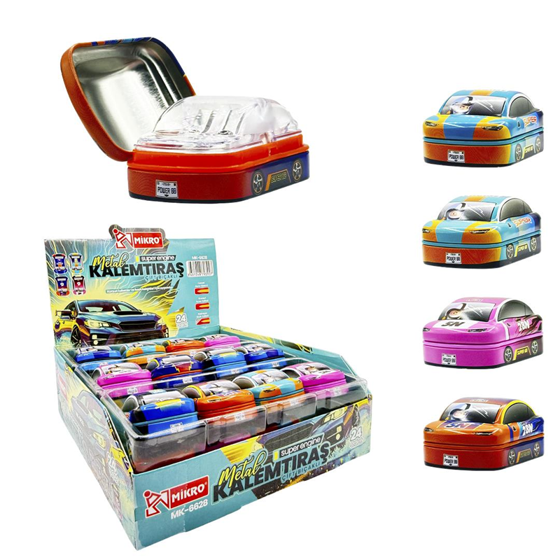 MIKRO MK-7250 RANDOM ÇİFTLİ METAL KALEMTRAŞ 24 LÜ KUTU - Eylül Hobi ...